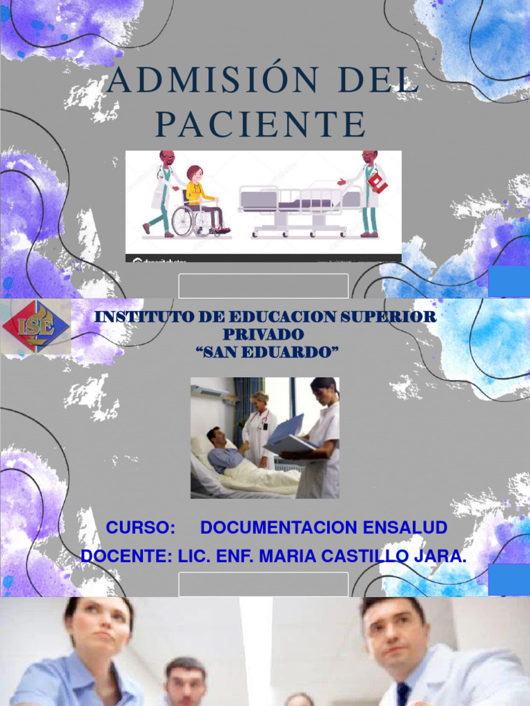Proceso de Admisión del Paciente Hospitalario | PDF | Hospital ...