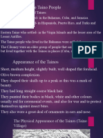 What Is The Physical Appearance of The Tainos | PDF