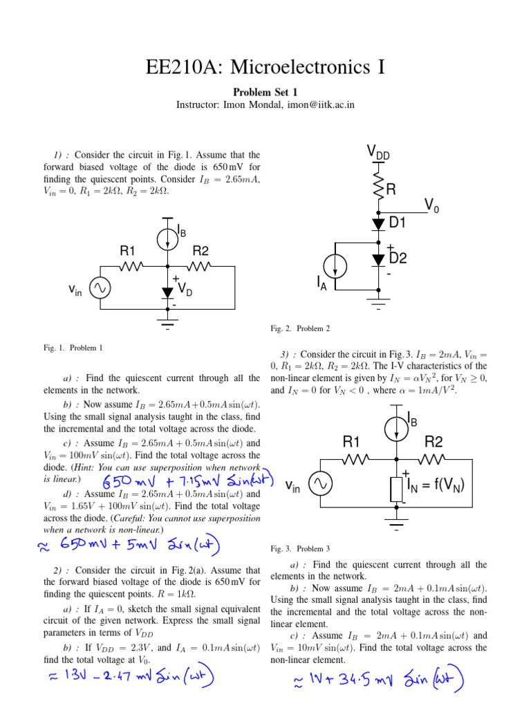 Tutorial 1 Answers | PDF | Electronics | Electric Power