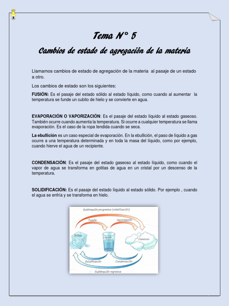 Tema N°5- Cs fco Química 1°5° | PDF