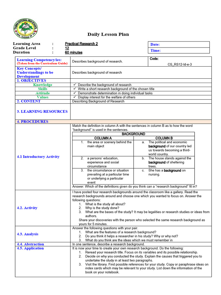 DLP PR2 - 5 | PDF | Quantitative Research | Qualitative Research