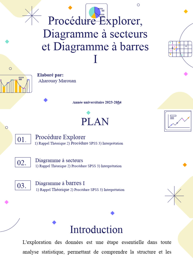 Procédure Explorer, Diagramme à secteurs et Diagramme à barres I | PDF ...