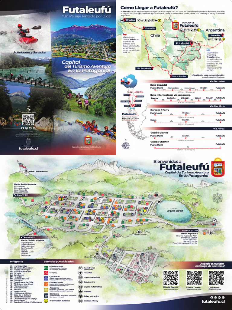 Mapa Turismo Futaleufu 01 | PDF