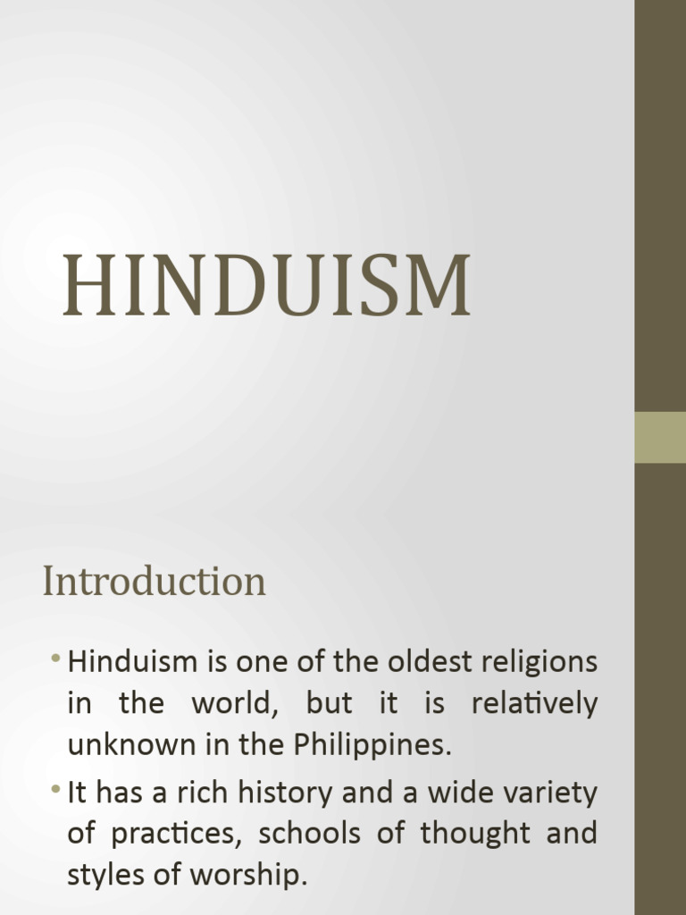 Hinduism | PDF | Vedas | Hindu Texts