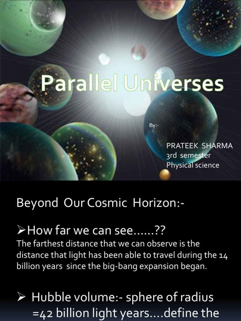 Parallel Universe | PDF | Multiverse | Universe