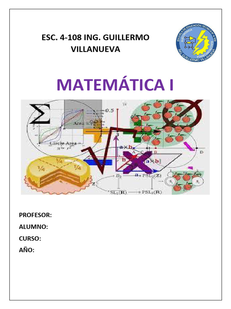 CUADERNILLO_1ER_AÑO-_2023-Matematica 1 | PDF | División (Matemáticas) | Números