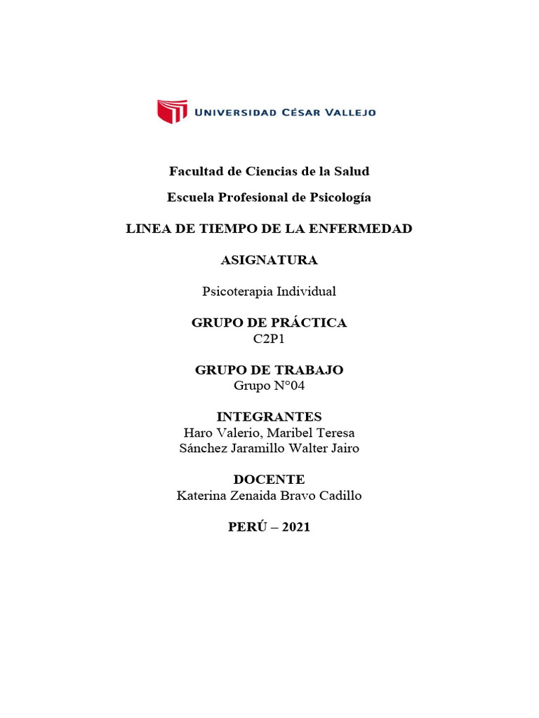 Linea de La Enfermedad | PDF | Depresión (estado de ánimo) | Psicología ...
