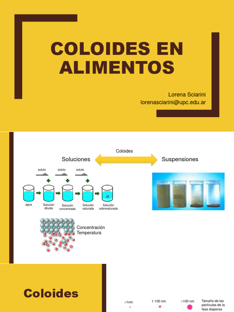 4 - Coloides | PDF | Coloide | Emulsión