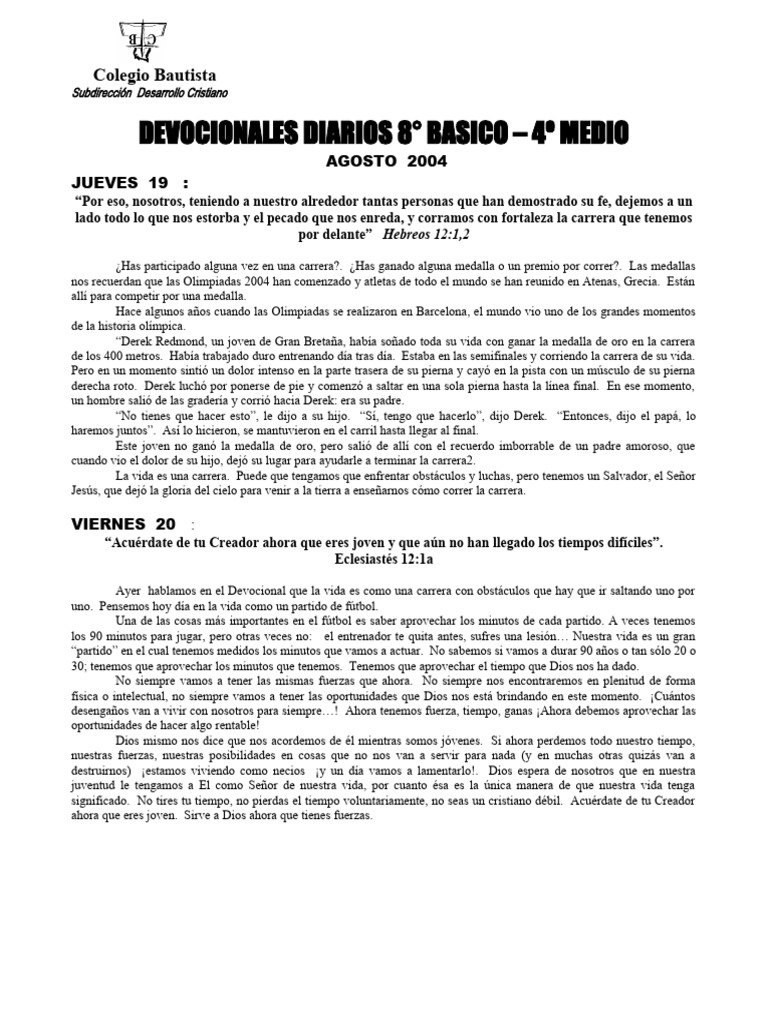 EM 19-20 Agos | PDF | Dios