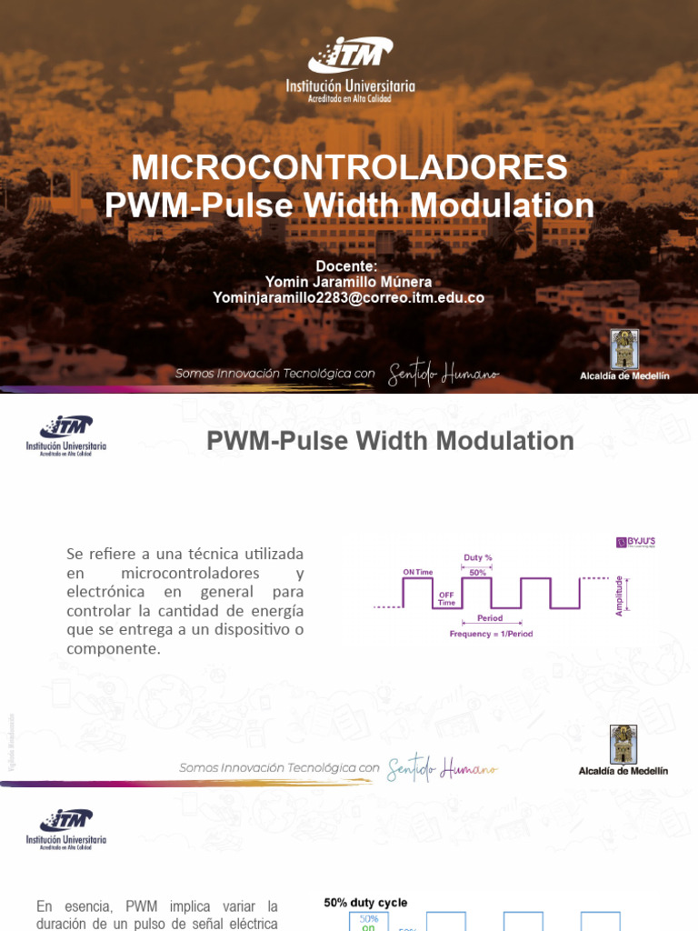PWM en Microcontroladores ESP32 | PDF | Frecuencia | Ingeniería Informática