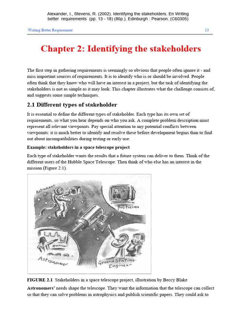 S3,4 Identifying The Stakeholders | PDF | Truck Driver | Telescope
