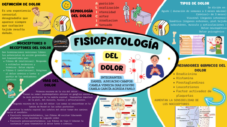 Fisiopatología Del Dolor | PDF | Dolor | Anatomía