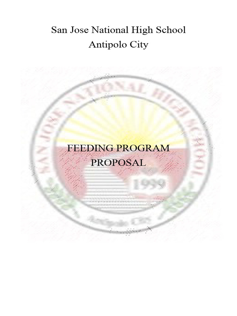 Feeding-Program-Propsal-Letter 2019-2020 | PDF | Foods | Cuisine