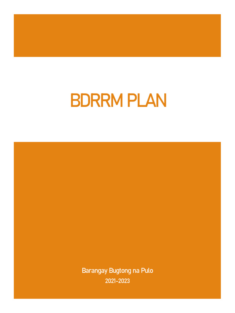 BDRRMP REPORT Bugtong na Pulo, Lipa City | PDF