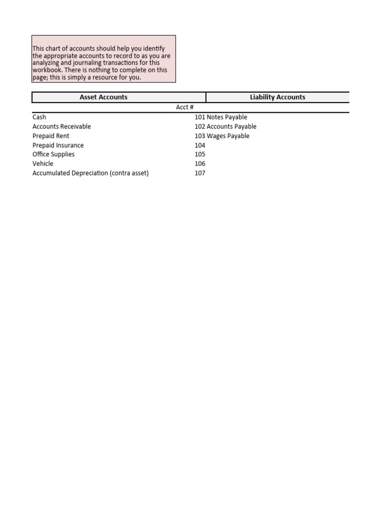 ACC 201 Company Accounting Workbook Template 2 | PDF | Debits And ...
