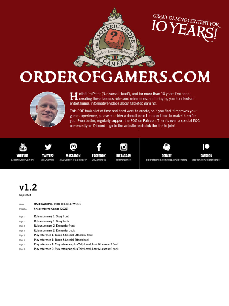 Oathsworn_v1.2 | PDF