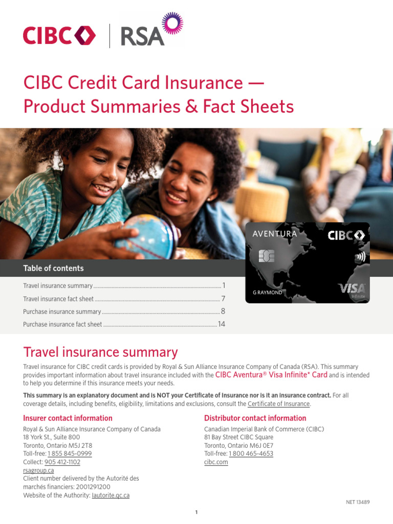 Cibc 3 | PDF | Insurance | Credit Card