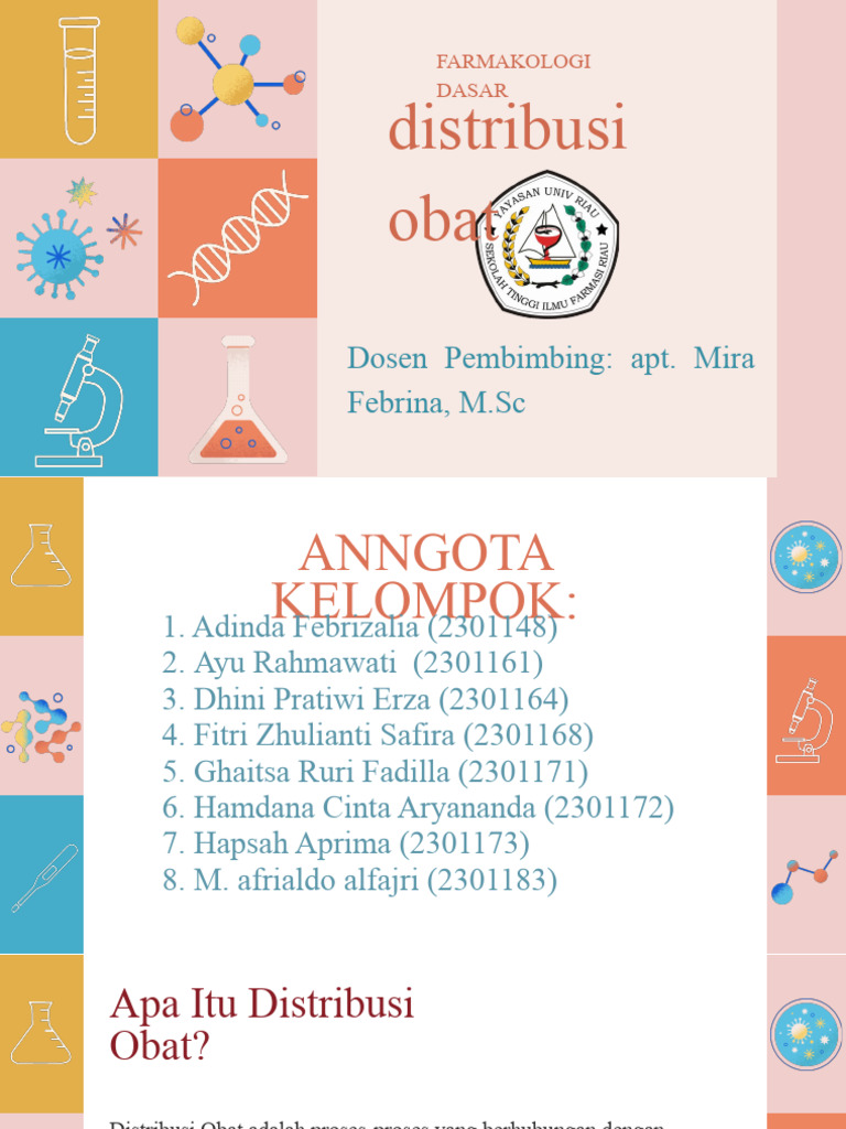 Farmakologi Distribusi Obat | PDF