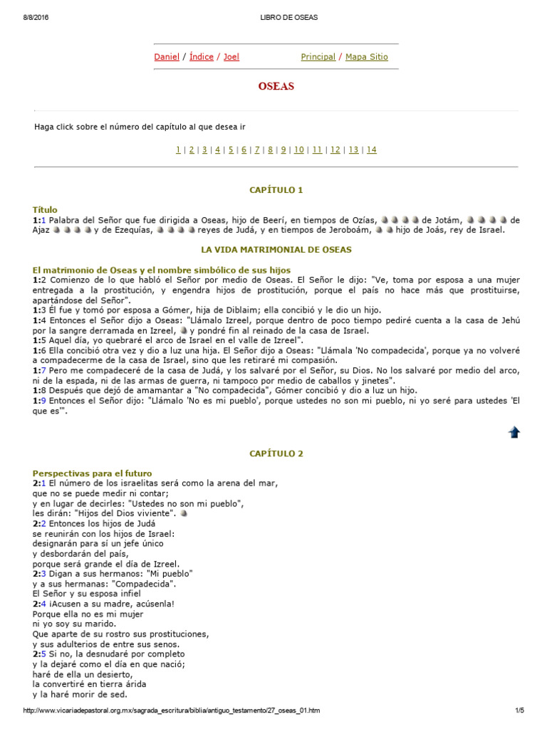 Libro de Oseas | PDF