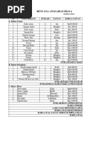 Contoh Rab Proposal | PDF