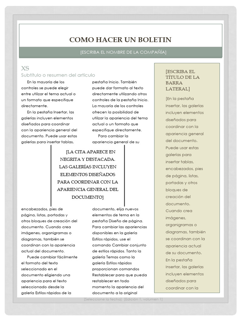 Como Hacer Un Boletin | Descargar gratis PDF | Informática