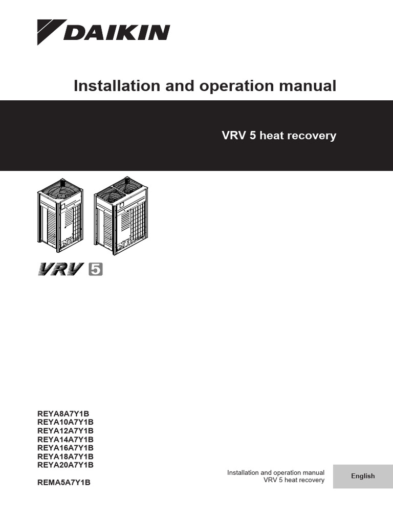REYA, REMA-A - Installation and Operation Manual - 4PEN684060-1 ...