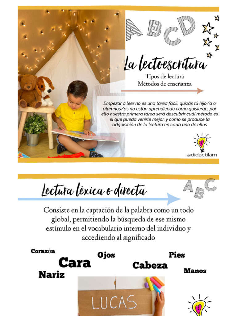 Metodos de Aprendizaje para La Lectura | PDF