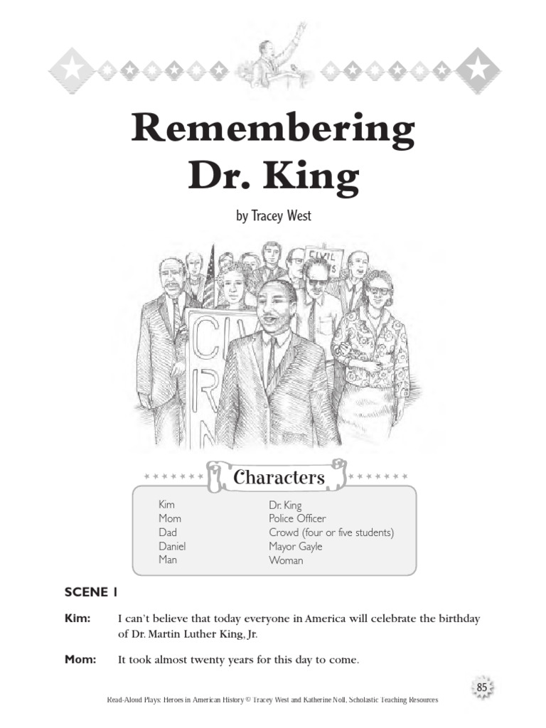 Heroes in American History - MLKing | PDF | Martin Luther King Jr.