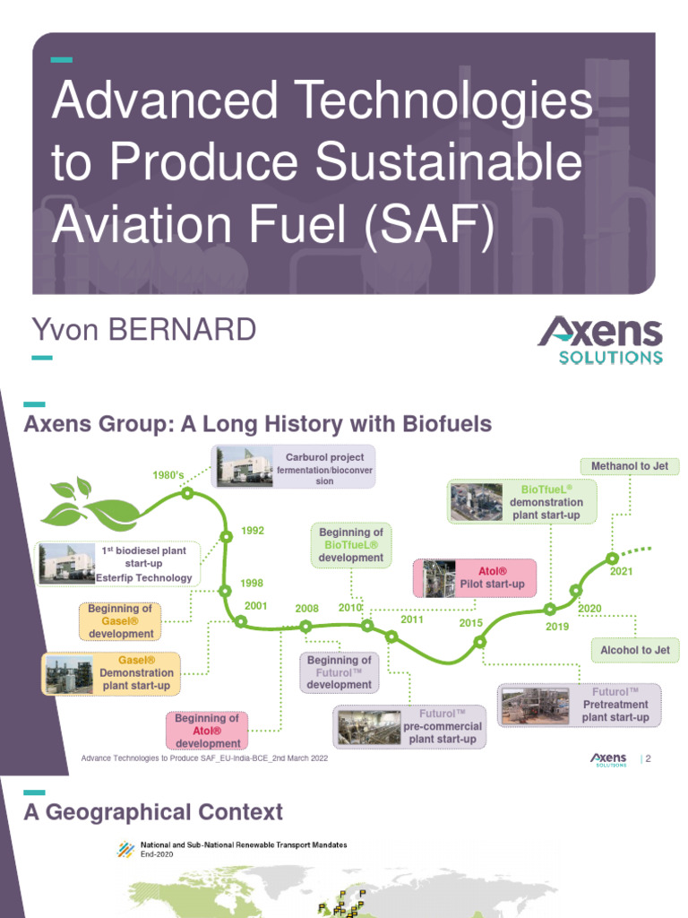 Advanced Technologies to Produced SAF | PDF | Biofuel | Fuels
