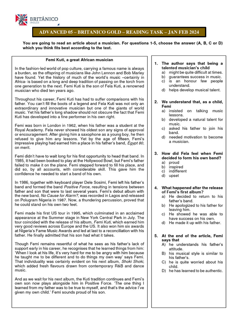 Ad5 Britanico Gold RT Jan Feb 2024 | PDF