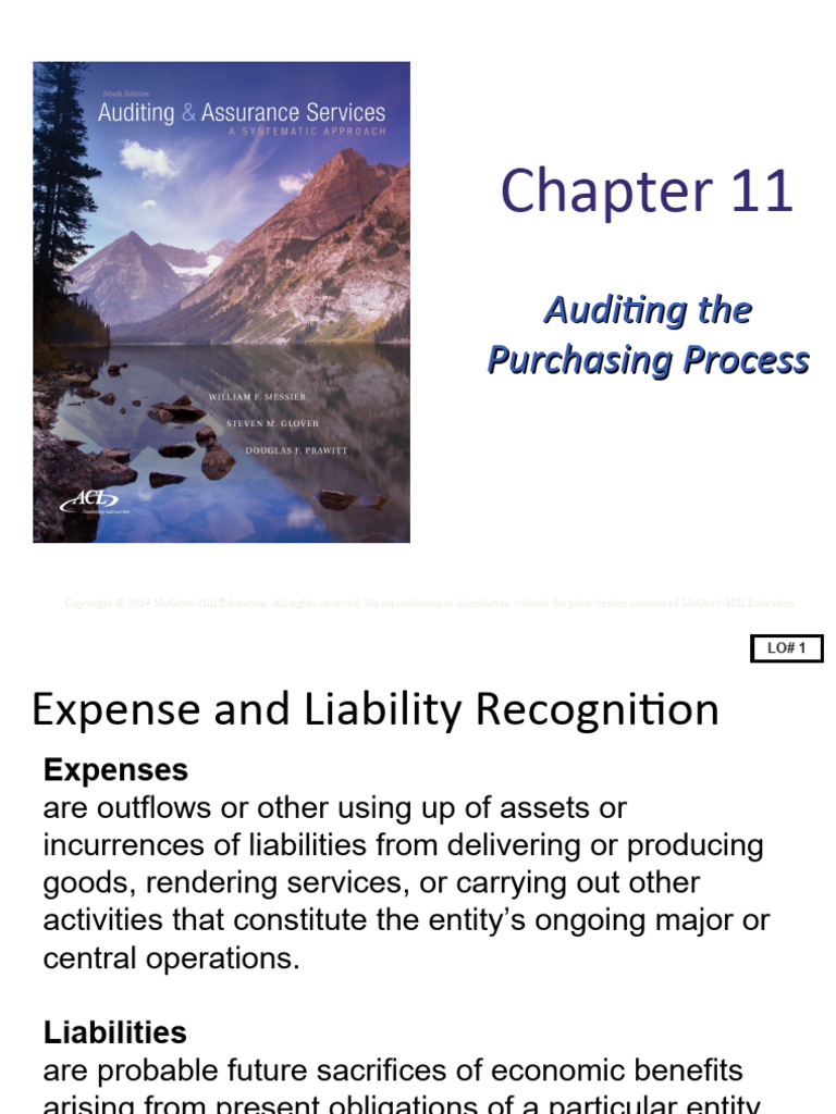 Chapter 11 - Audit The Purchasing Process | PDF | Accounts Payable | Audit