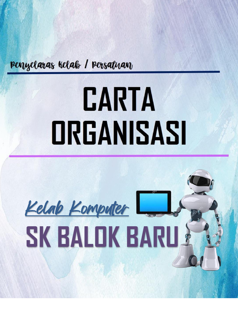 Carta Organisasi Kelab Komputer 2023 2024 | PDF