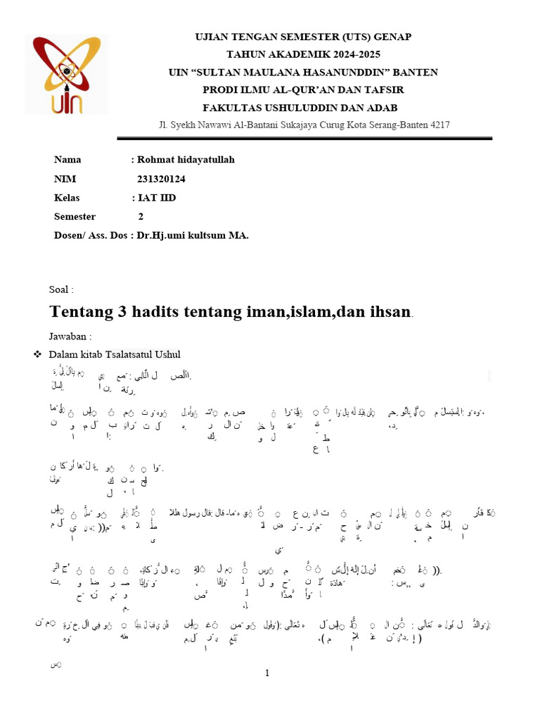 18 - Rohmat Hidayatullah IATD | PDF