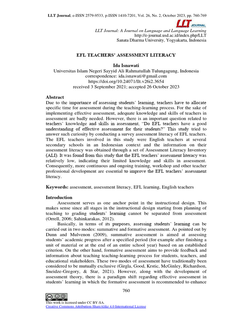 ARTICLE 5 | PDF | Educational Assessment | Teachers