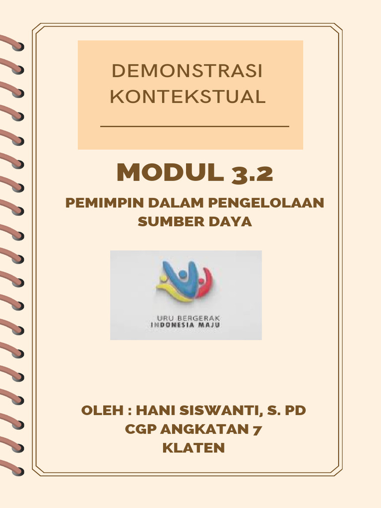 Demonstrasi Kontekstual Modu 3.2 | PDF