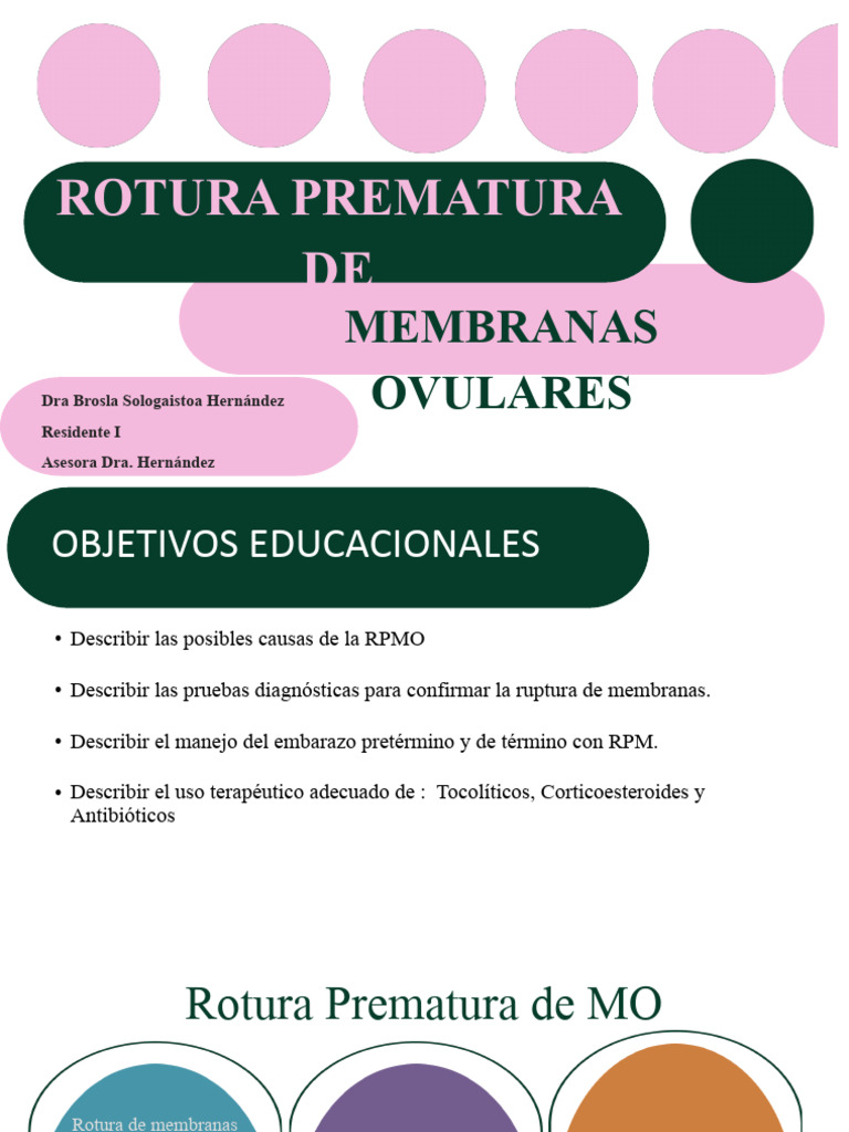 RPMO | PDF | Ciencias de la Salud | Maternidad