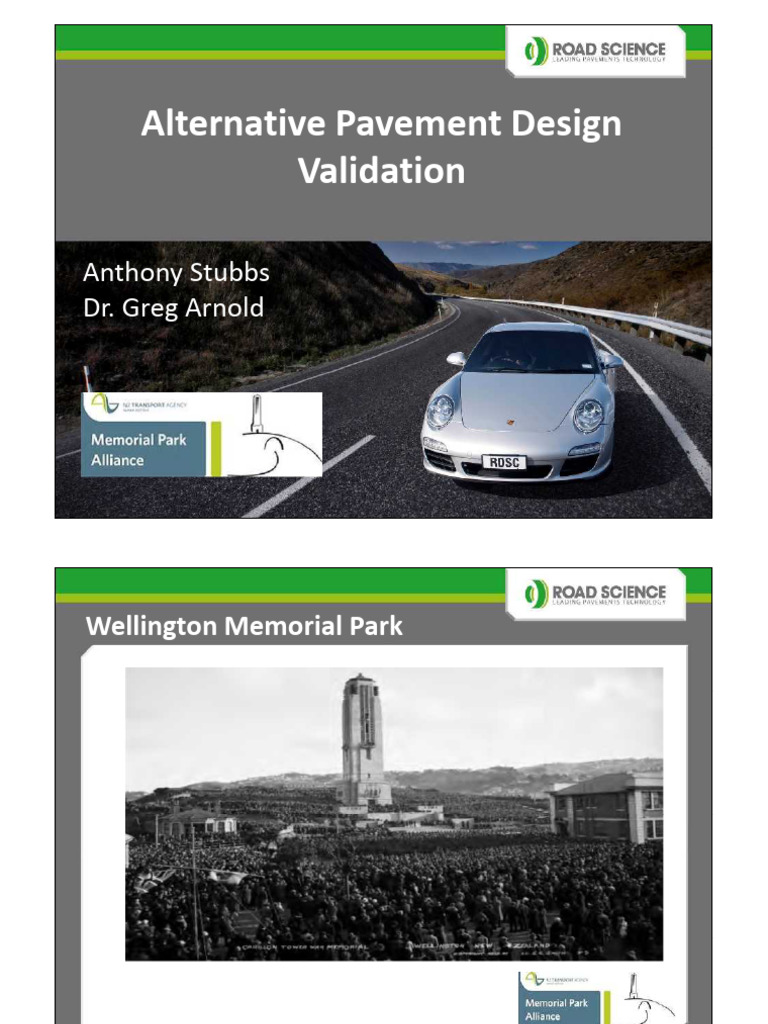 Alternative Pavement Design Validation - Gregg Arnold | PDF | Fatigue (Material) | Sand