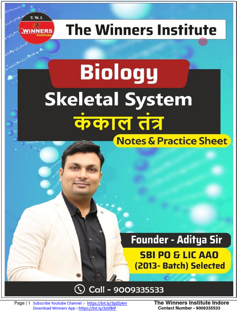 The Winners Institute Indore: Page - 1 | PDF | Muscle Contraction ...