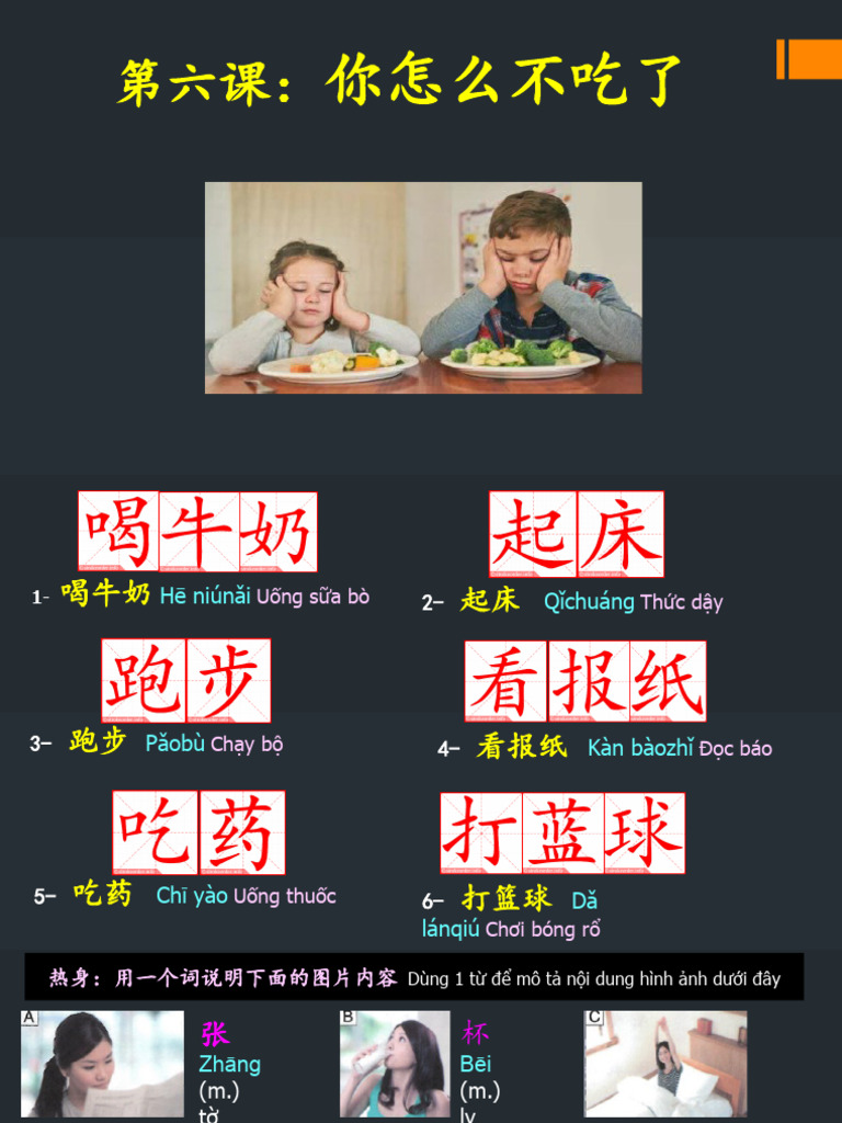 Hsk Cd3 - Bai 6 你怎么不吃了 - 深背景 | PDF