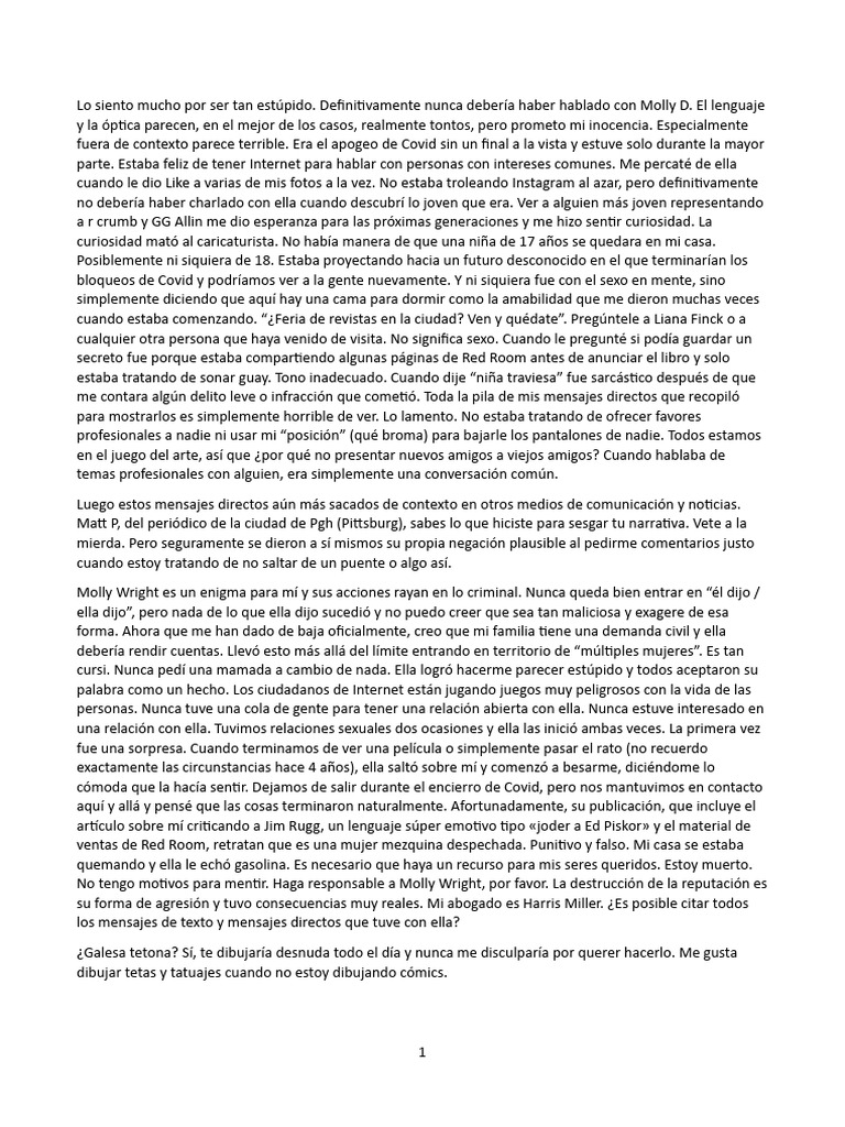 Lo Siento Mucho Por Ser Tan Estúpido | PDF