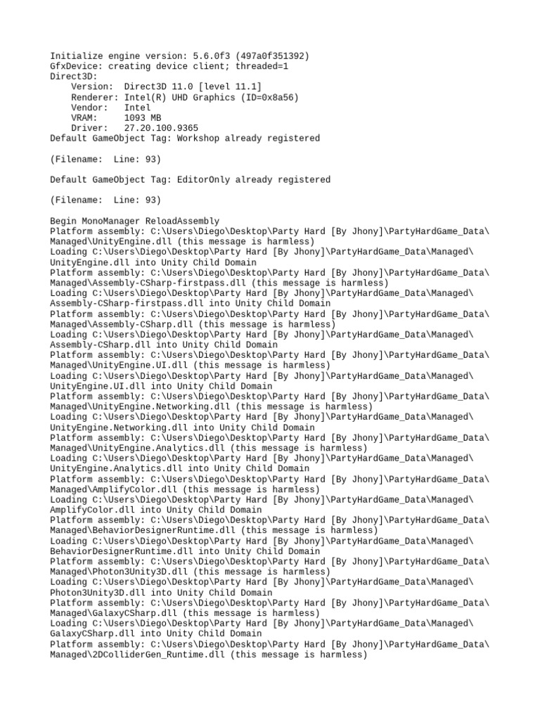 Output Log | PDF | Desktop Environment | Computer File