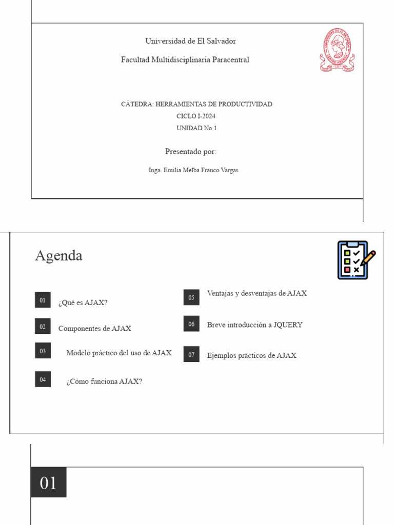 Clase Teorica No. 1 Ajax | PDF | Ajax (Programación) | J Query