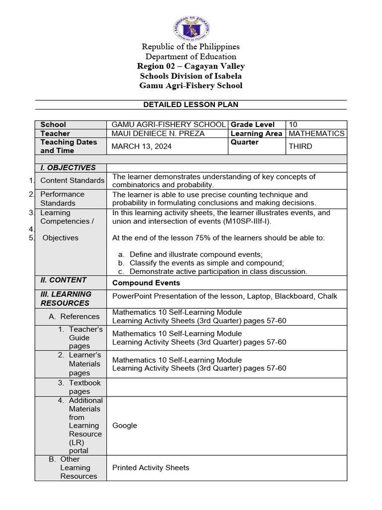 DLP - Distance Formula in Proving Geometric Properties | PDF | Learning ...