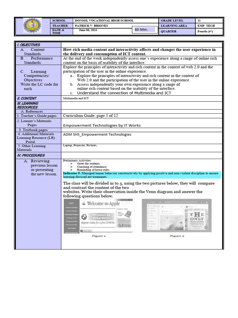 COT2 | PDF | Educational Technology | Multimedia