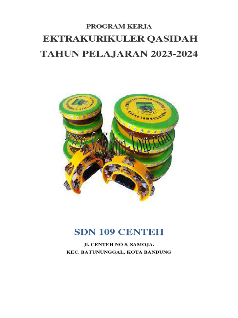 Program Kerja Ekskul Qasidah | PDF