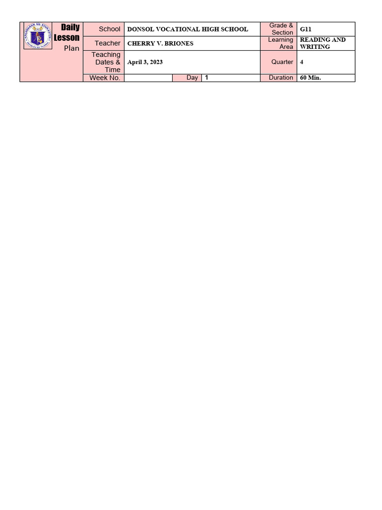 2nd-COT-Demo-final | PDF | Learning | Teachers