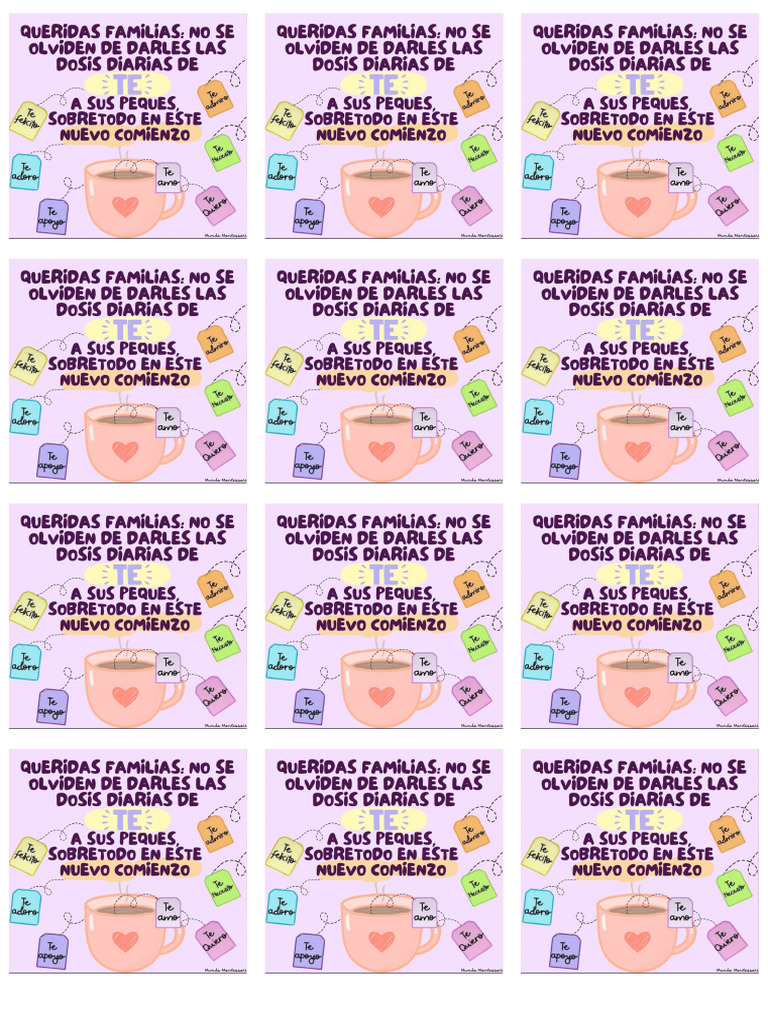 Recuerdos para Apoderados | PDF