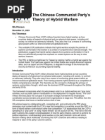 DIMEFIL Power in Hybrid Warfare | PDF | Nato | International Security