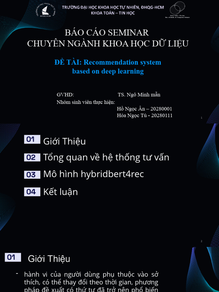 Slide Seminar KHDL | PDF