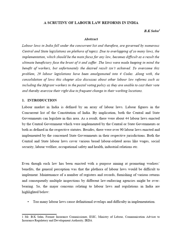 SCRUTINY | PDF | Labour Law | Employment